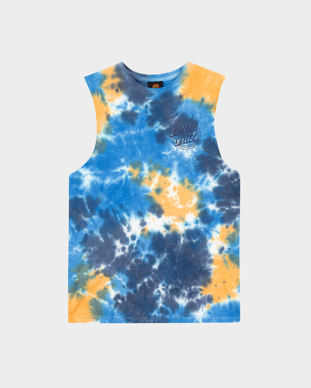 Industrial Dot Mono Boys Muscle T-shirt Blue Tie Dye – Santa Cruz ...