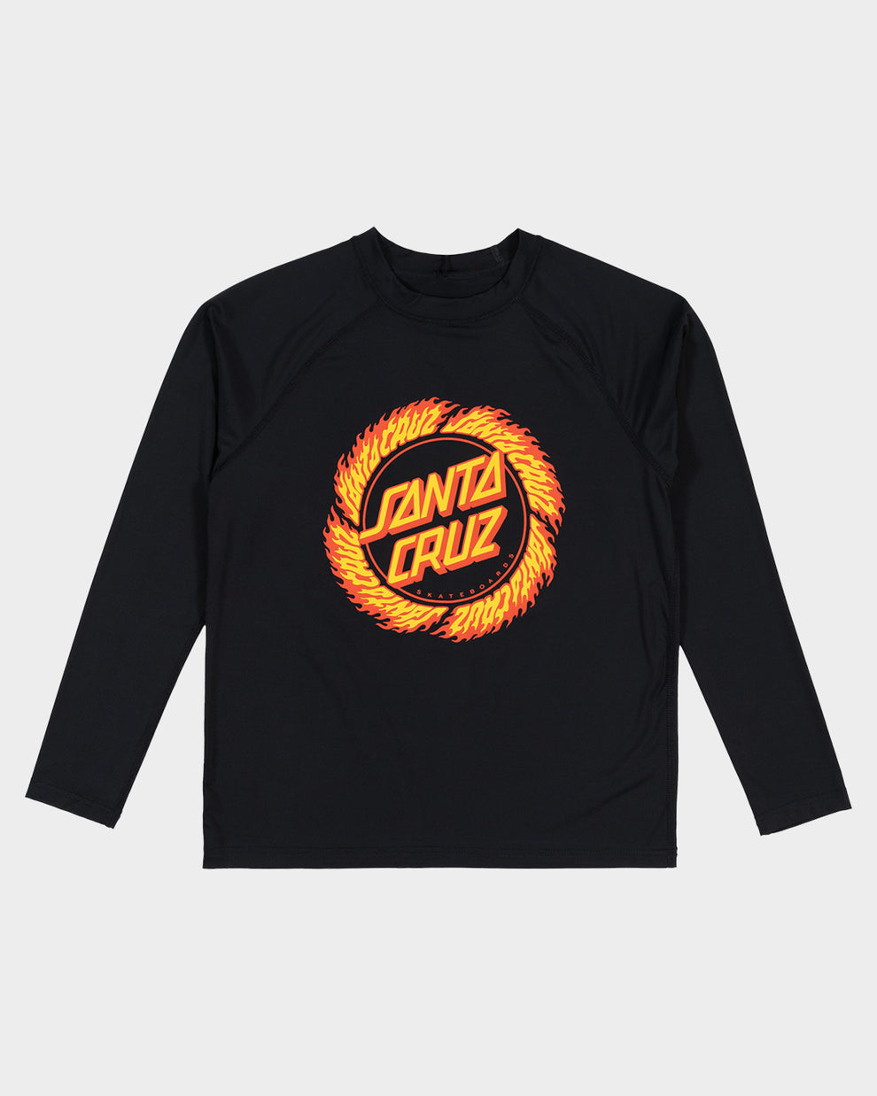 Flame Ringed Dot Boys Rashguard Black – Santa Cruz Skateboards ANZ